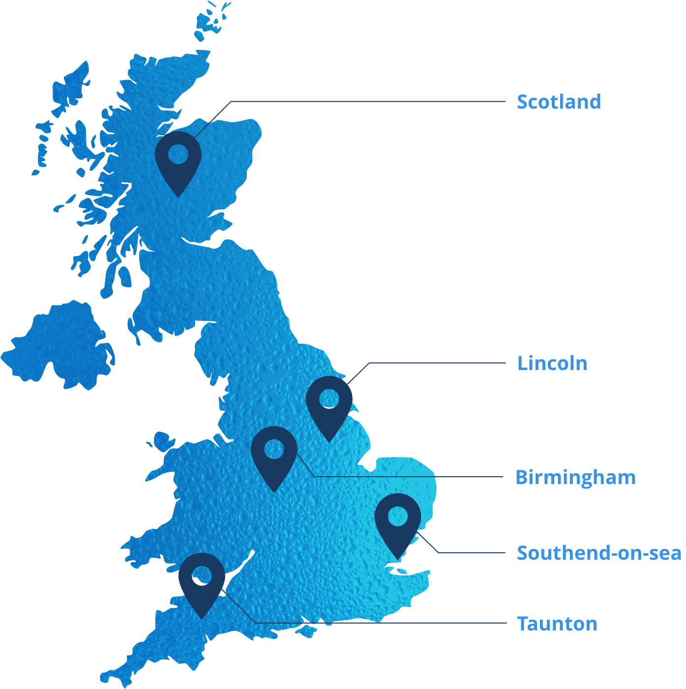 Areas Covered - Guardian Legionella Services